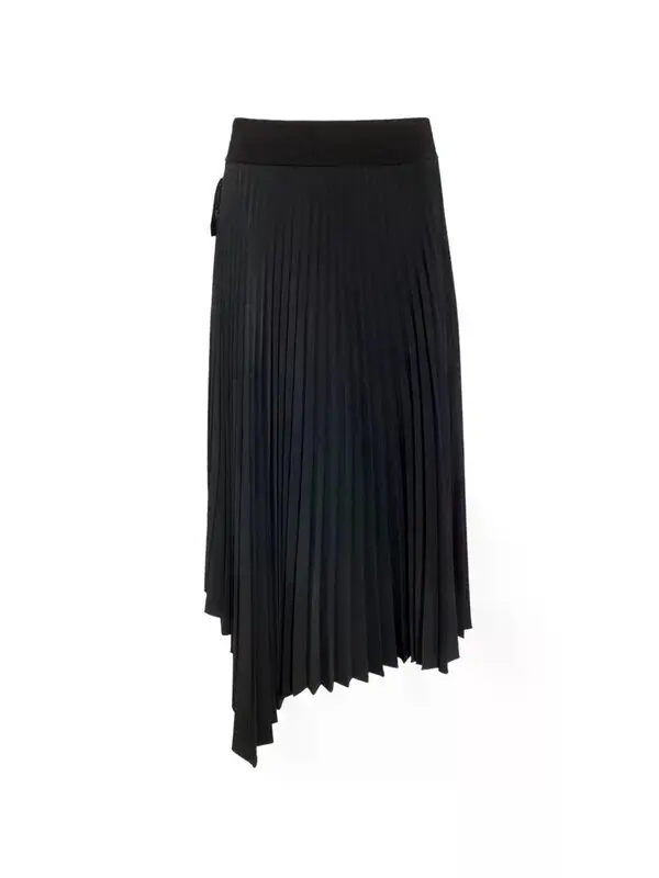 JOSEPH Ade Pleated Asymmetric Midi Skirt