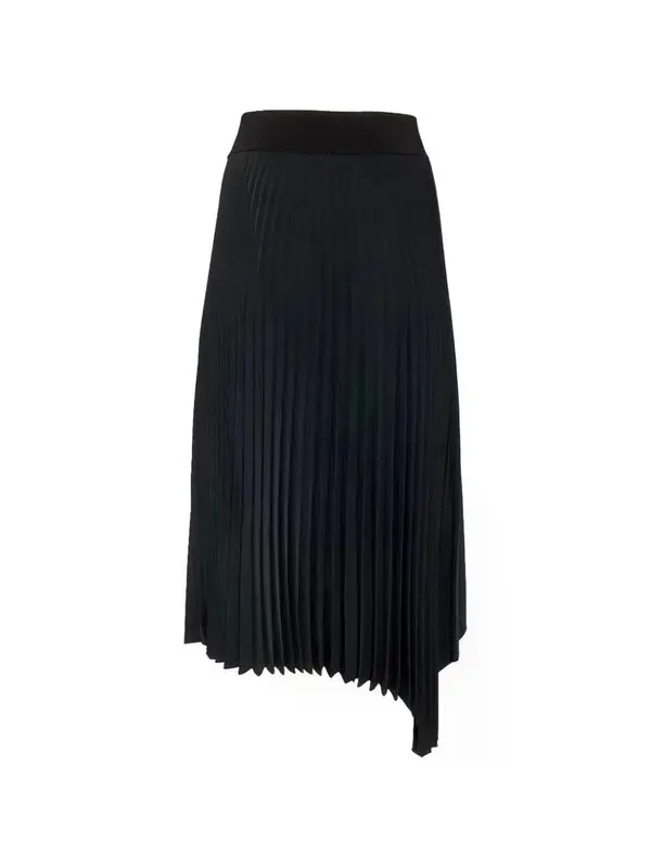 JOSEPH Ade Pleated Asymmetric Midi Skirt