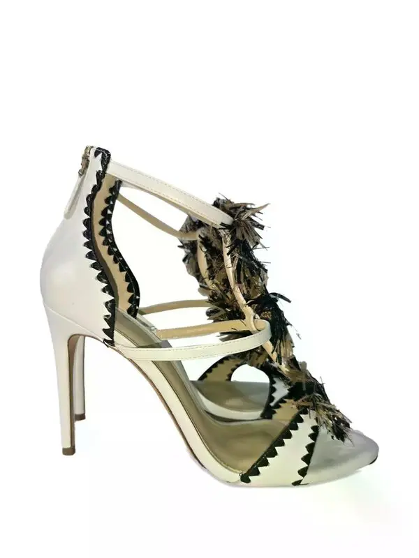 ALEXANDRE BIRMAN Fringed Heeled Sandals