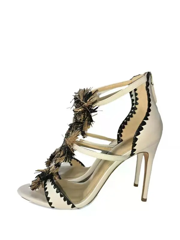 ALEXANDRE BIRMAN Fringed Heeled Sandals