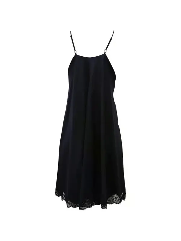 ALEXANDER WANG Rose-print Pinstriped Dress