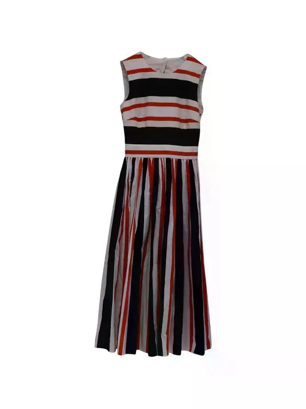 Dolce & Gabbana Striped Midi Dress