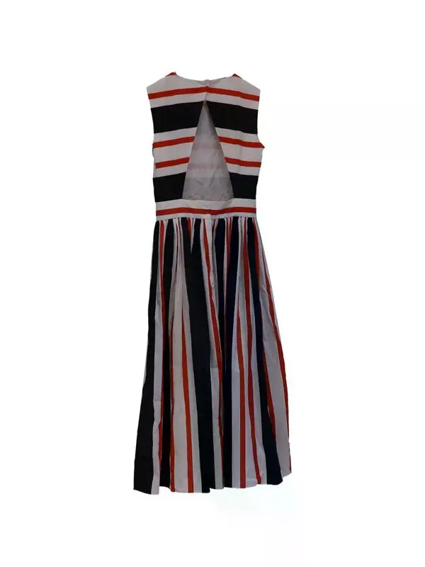 Dolce & Gabbana Striped Midi Dress