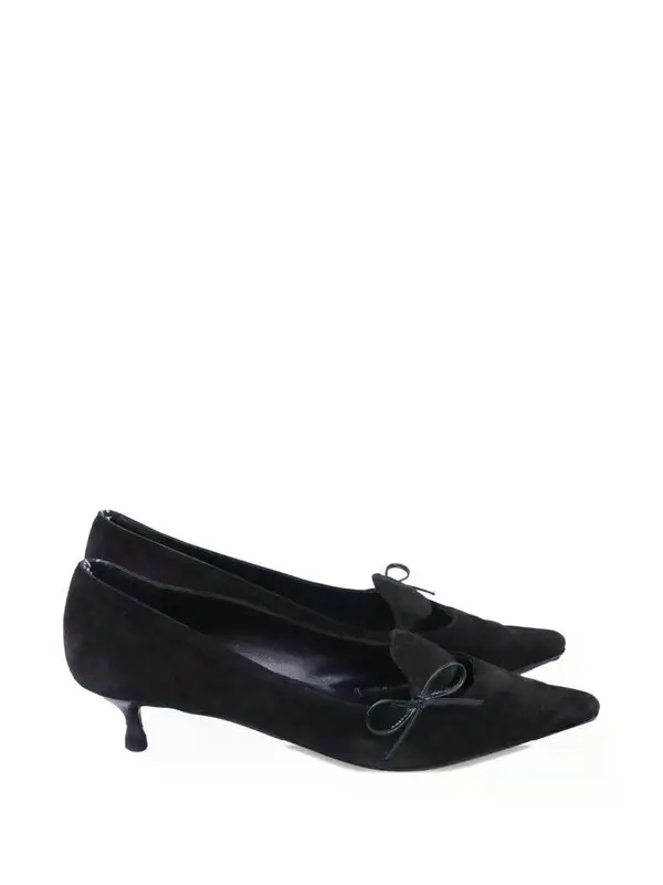 FERRAGAMO Bow Cutout Detail Pumps