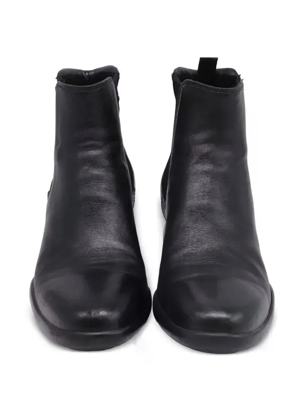 Prada Chelsea Leather Ankle Boots