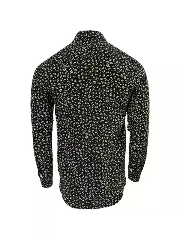 Saint Laurent Printed Long-sleeve Shirt