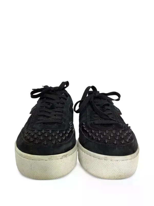CHRISTIAN LOUBOUTIN Happyrui Spikes Suede Sneakers