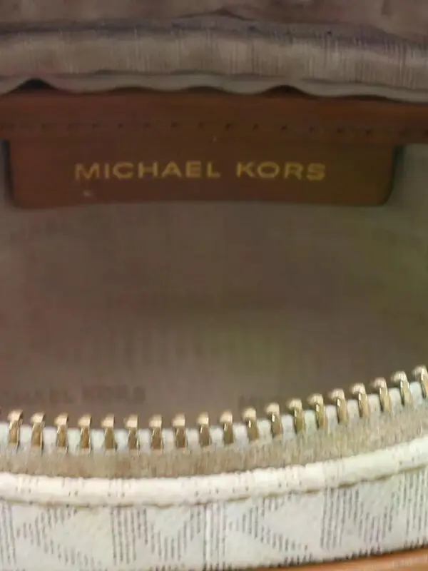 Michael Kors Logo-print Cross-body Bag With Chain Detail