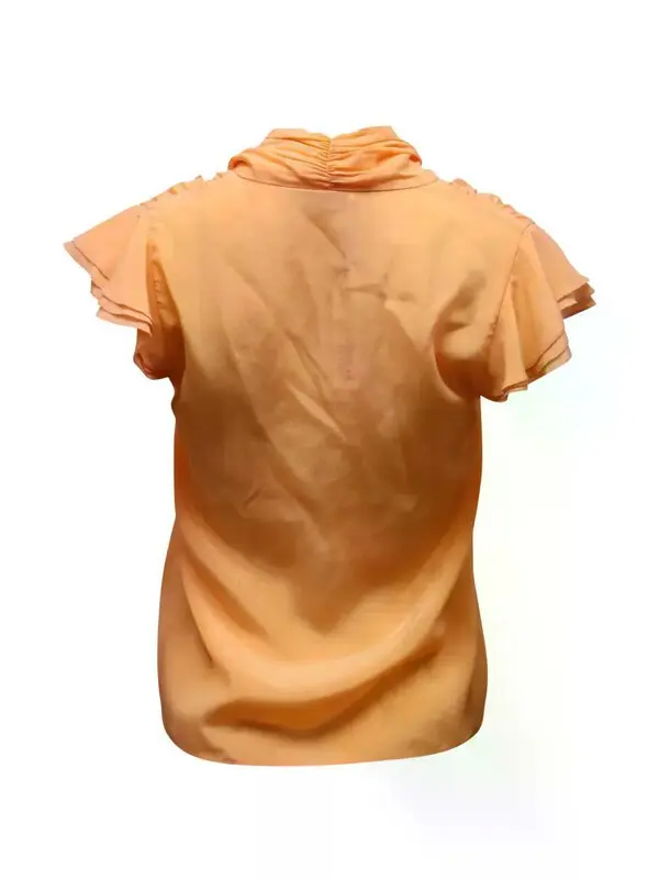 Alice + Olivia Jeannie Neck-tie Silk Blouse