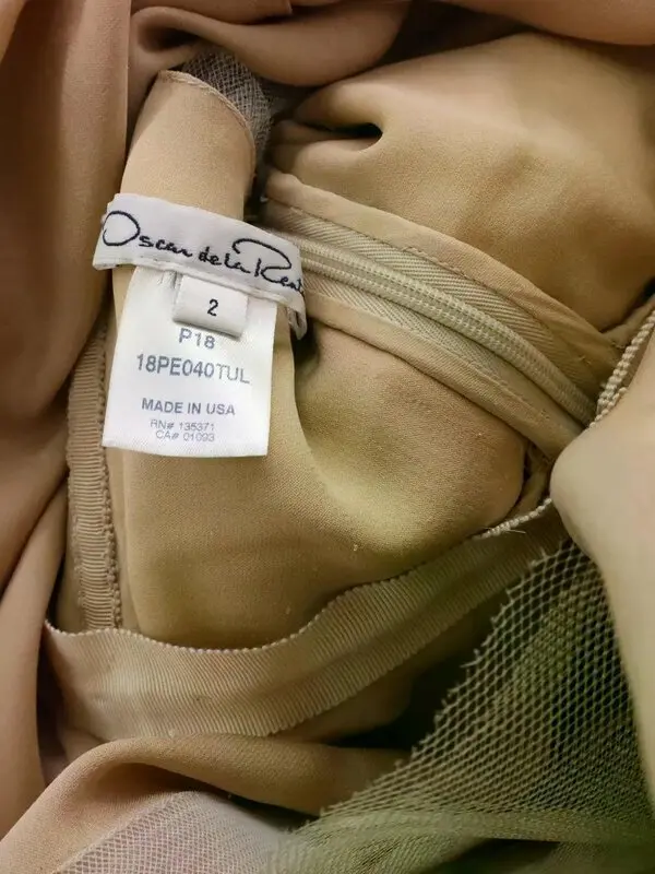 Oscar De La Renta Quarter-sleeve Dress