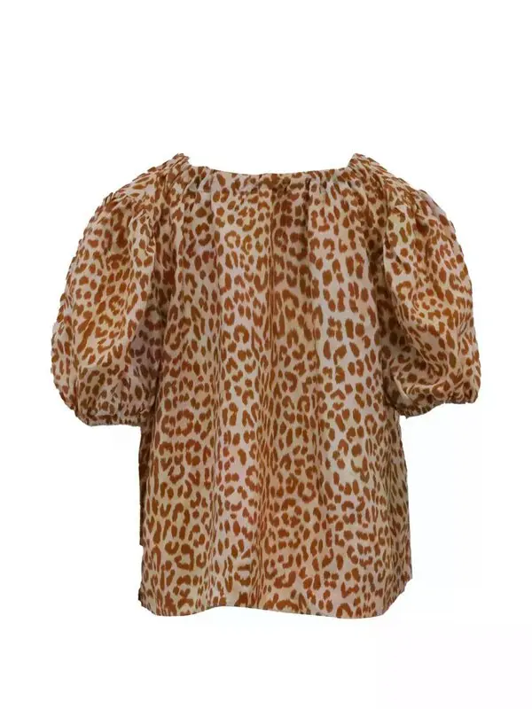Ulla Johnson Isolda Animal-print Blouse