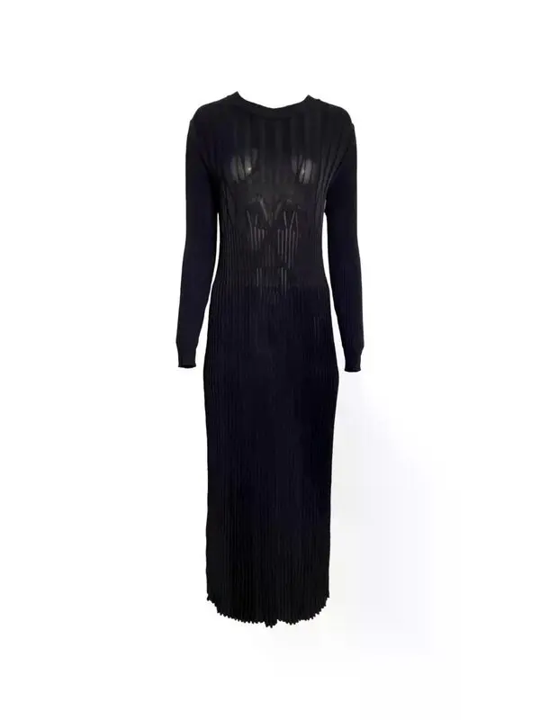 Max Mara Long-sleeves Knit Maxi Dress