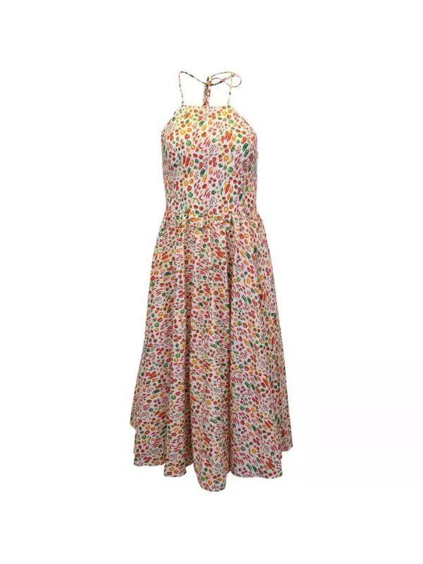 Caroline Constas Gretta Printed Midi Dress