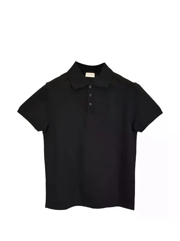 Saint Laurent Cassandre Logo Polo Shirt
