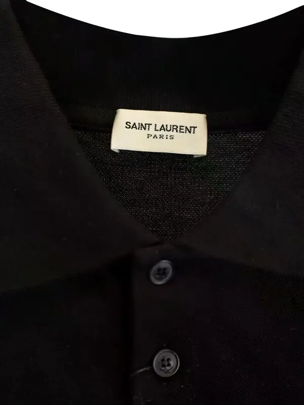 Saint Laurent Cassandre Logo Polo Shirt