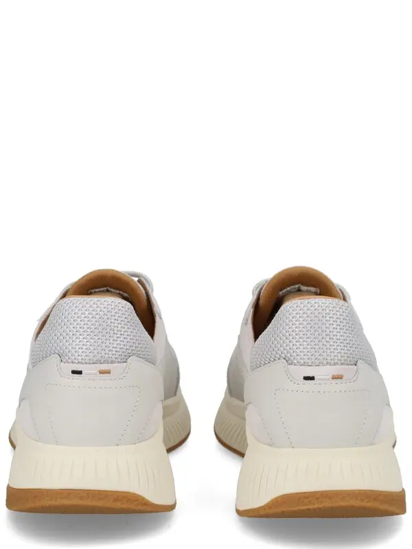 BOSS Leather Sneaker - Grey