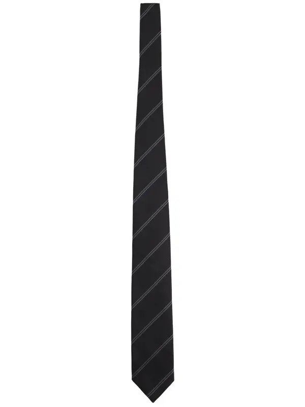 TOM FORD Printed Neck Tie - Black
