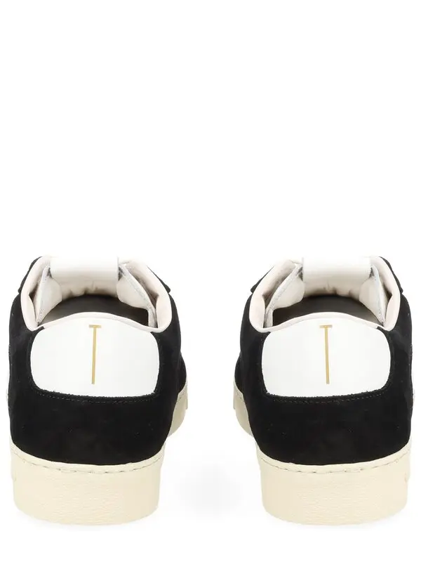 TOM FORD Low Top Sneaker With Logo - Black