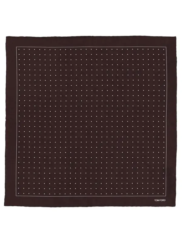 TOM FORD Pocket Handkerchief - Bordeaux