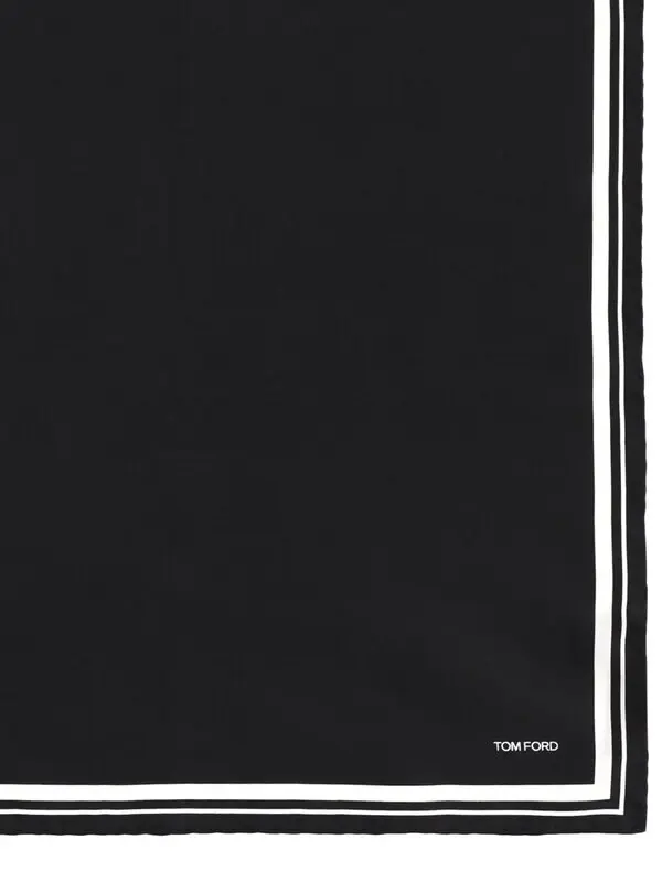 TOM FORD Pocket Handkerchief - Black
