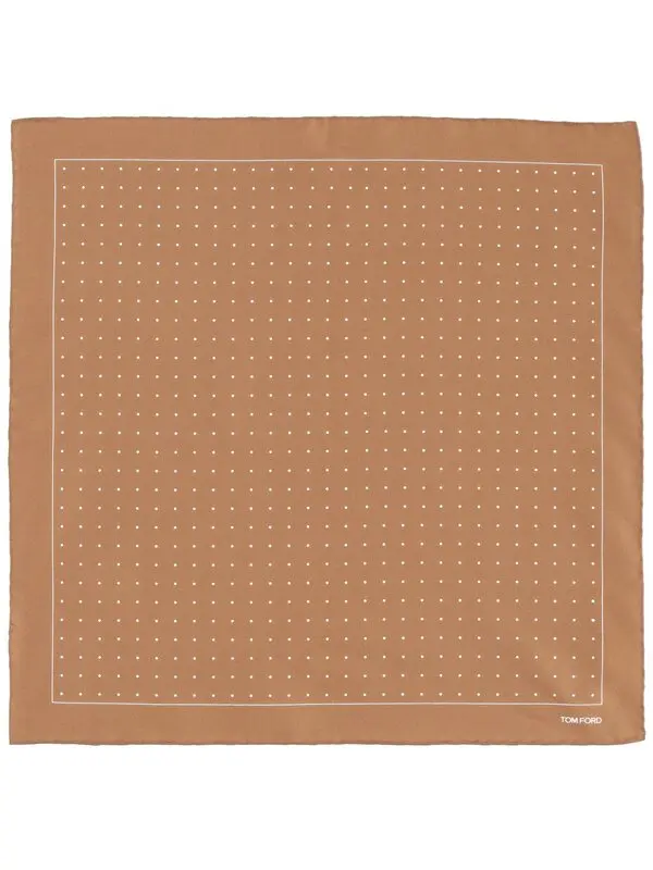 TOM FORD Pocket Handkerchief - Beige