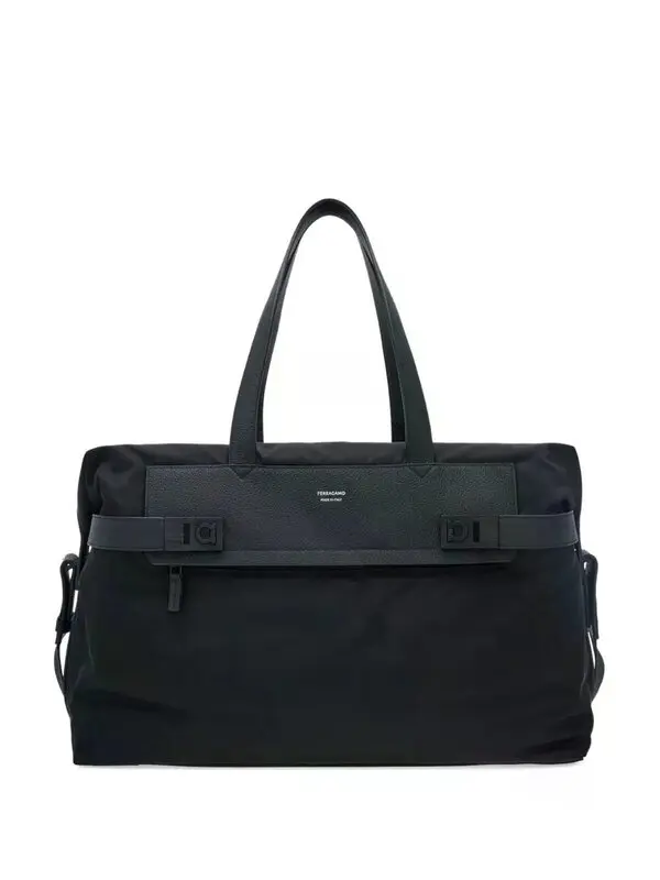 FERRAGAMO Hug Duffle Bag - Black