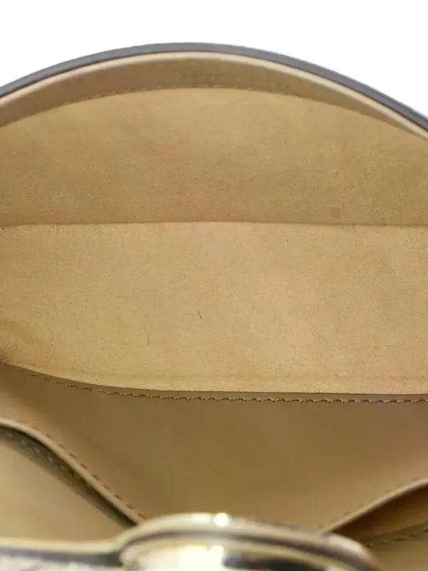 Gucci Petite Gg Flap Coated Canvas Mini Shoulder Bag