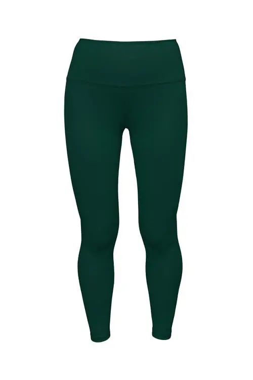 LEZAT Ada Organic Cotton 7/8 Legging - Forest