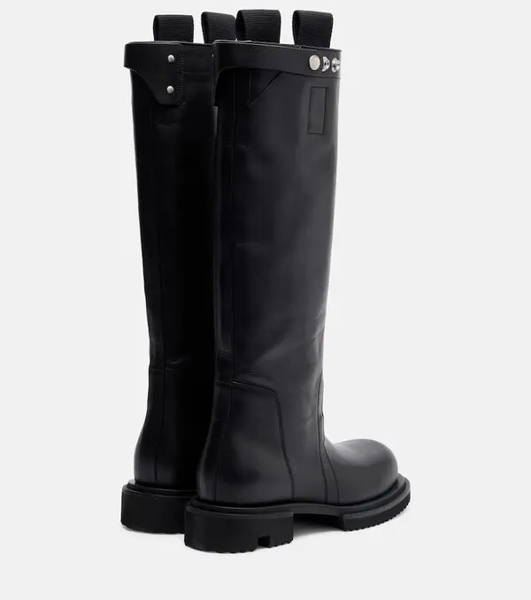 Rick Owens Gabe Leather Knee-high Boots