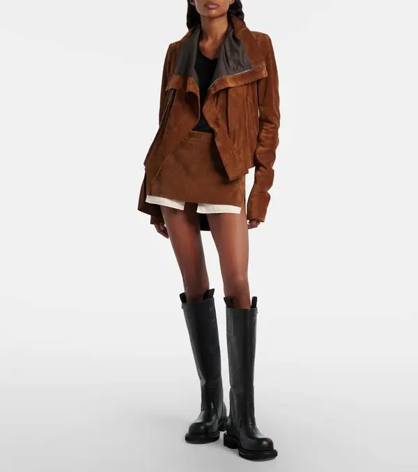 Rick Owens Gabe Leather Knee-high Boots