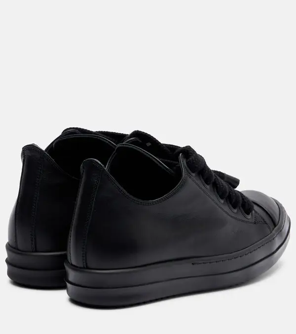 Rick Owens Jumbolace Leather Sneakers