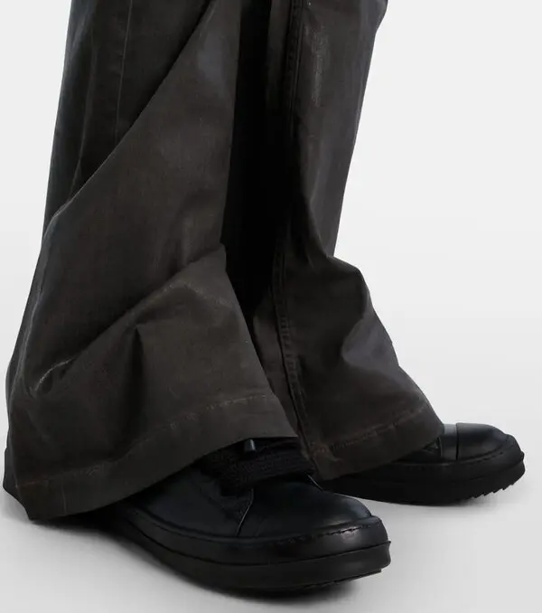 Rick Owens Jumbolace Leather Sneakers
