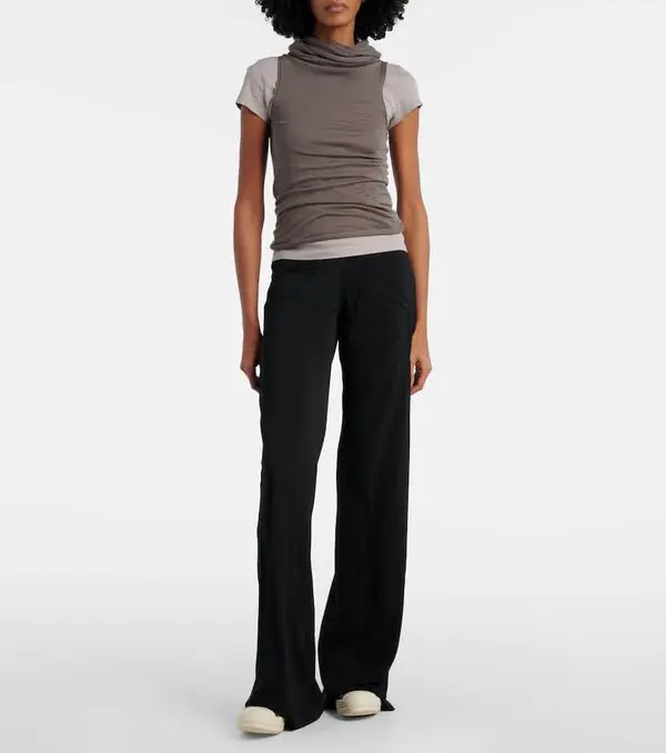 Rick Owens Suede Low-top Sneakers - Grey