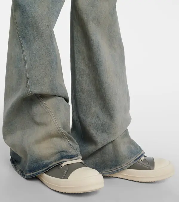 Rick Owens Leather High-top Sneakers