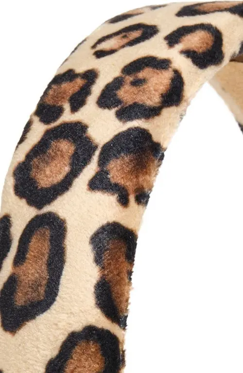 Tasha Printed Headband - Leopard