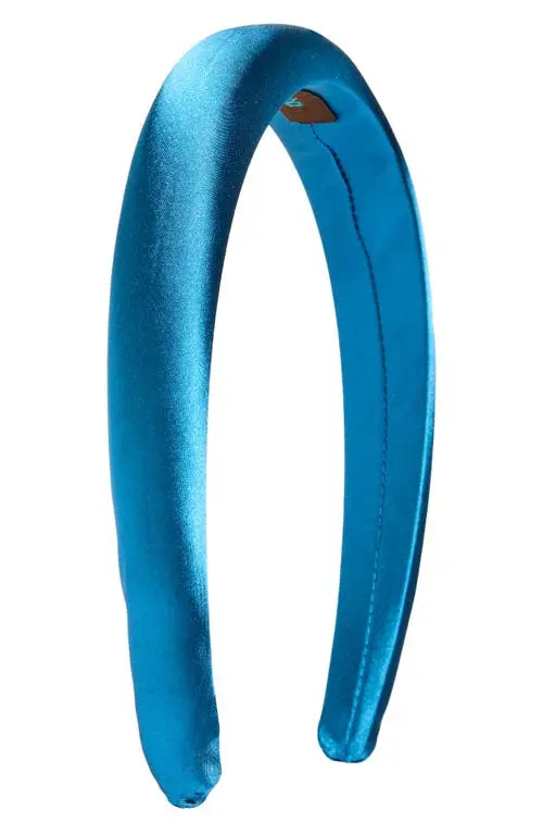 Tasha Padded Satin Headband - Teal