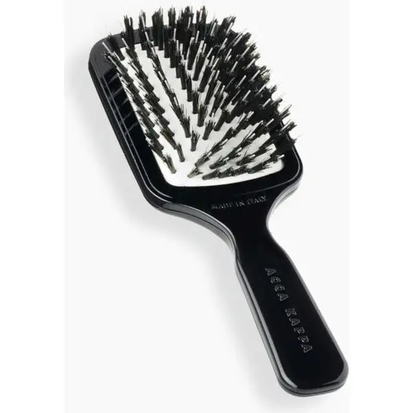 ACCA KAPPA High Quality Plastic Travel Hairbrush - Black