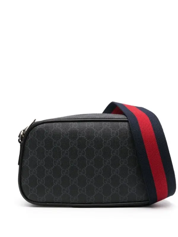 Gucci Shoulder Bag With Logo - Black