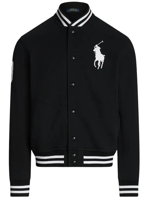 Polo Ralph Lauren Blouson Jacket With Logo - Black