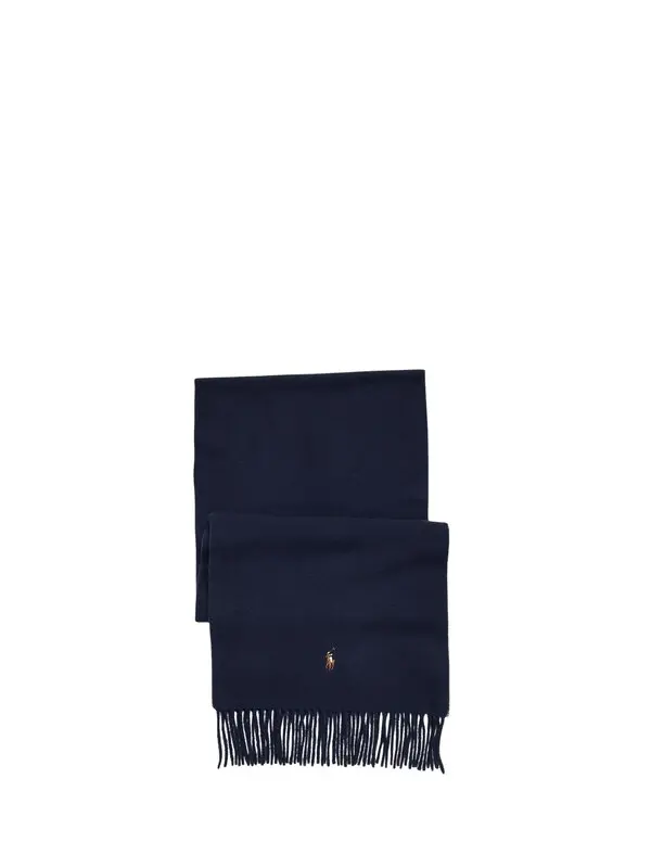 Polo Ralph Lauren Scarf With Logo - Blue