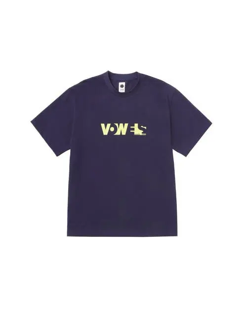 VOWELS Overall Tee - Navy