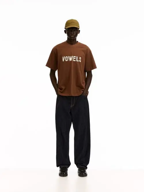VOWELS Vibration Tee - Brown