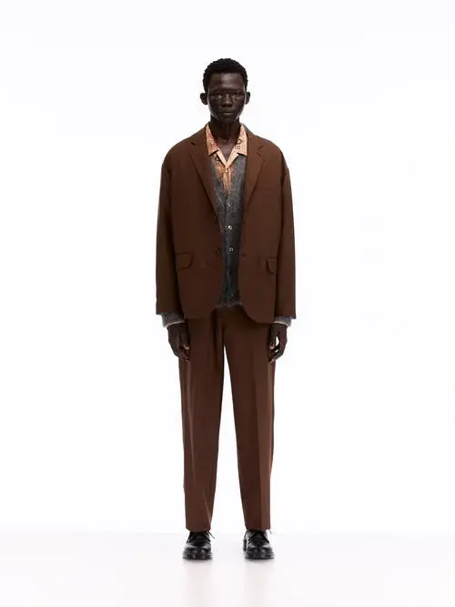 VOWELS Suit Jacket - Brown