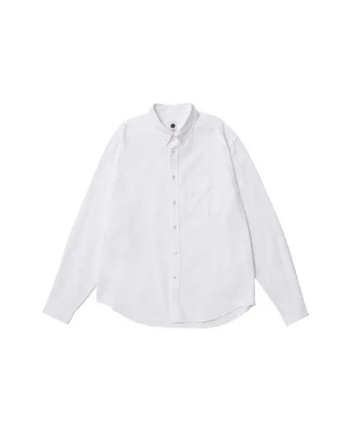 VOWELS Oxford Button Down Shirt - White