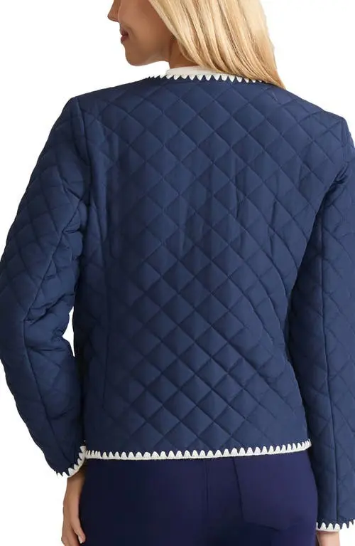 Jones New York Quilted Crop Jacket