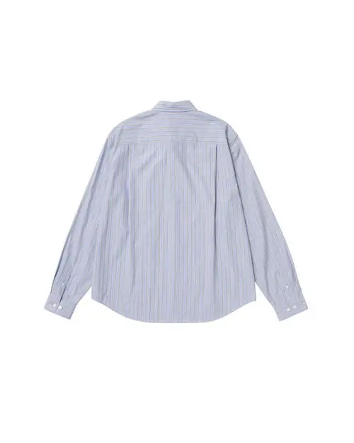 VOWELS Striped Button Down Shirt
