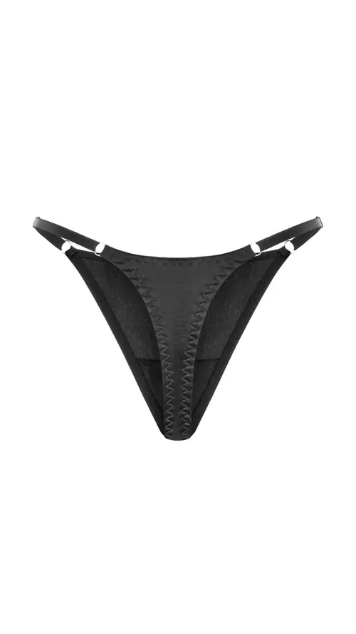MERS SILK Wildy Thongsilk & Lace G-string