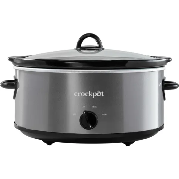 CROCK-POT 7-quart Manual Slow Cooker - Charcoal