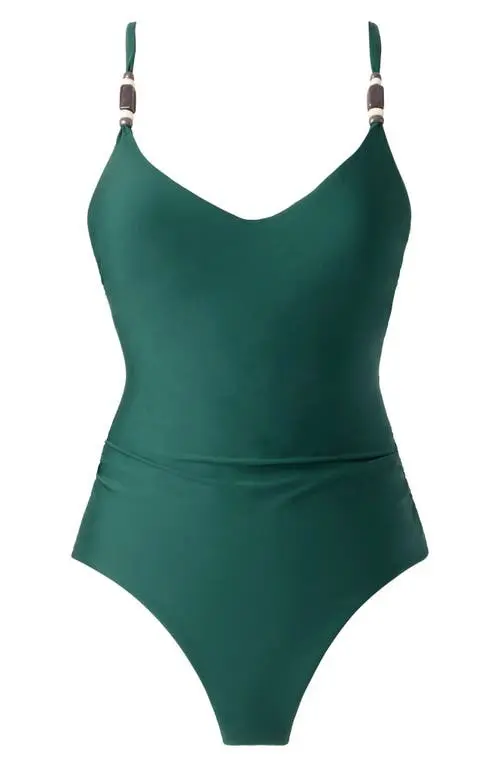 Magicsuit Milli Bead Strap One-piece Swimsuit - Racing Green