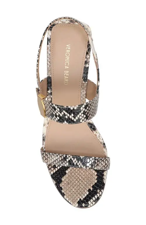 Veronica Beard Genetta Slingback Sandal - Ecru Multi